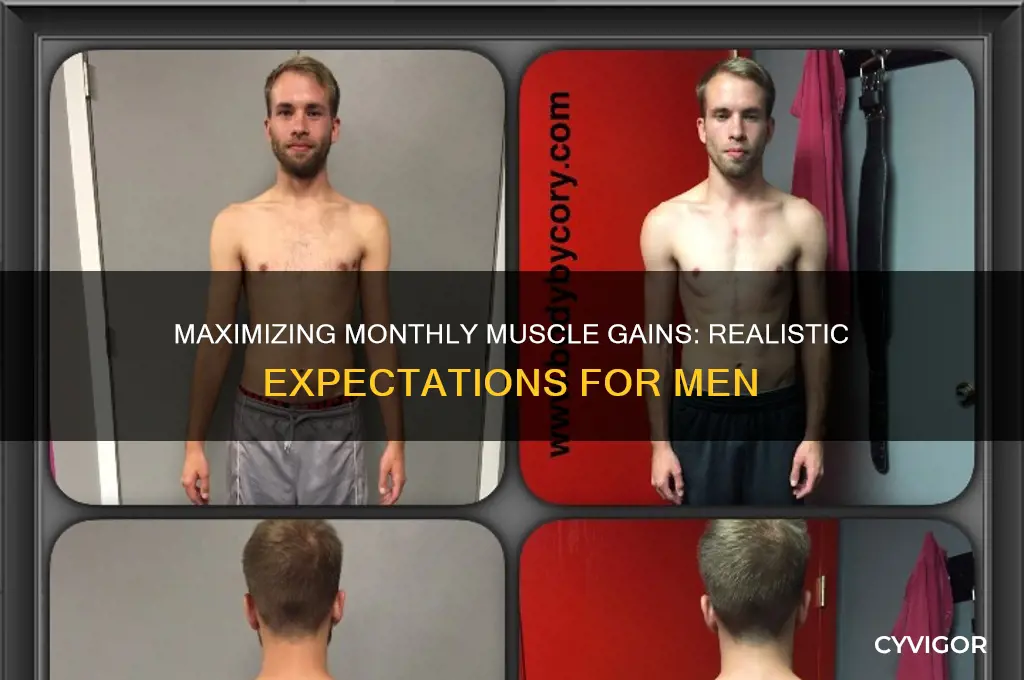 Maximizing Monthly Muscle Gains: Realistic Expectations For Men | CyVigor