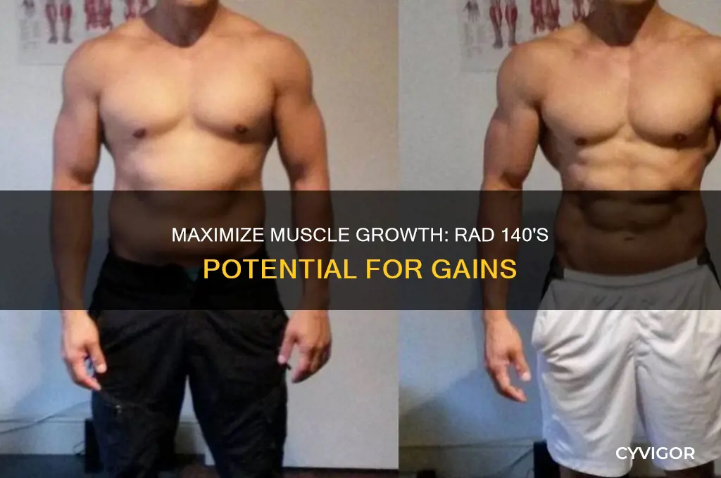 Maximize Muscle Growth: Rad 140'S Potential For Gains | CyVigor