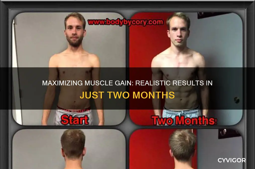 Maximizing Muscle Gain: Realistic Results In Just Two Months | CyVigor