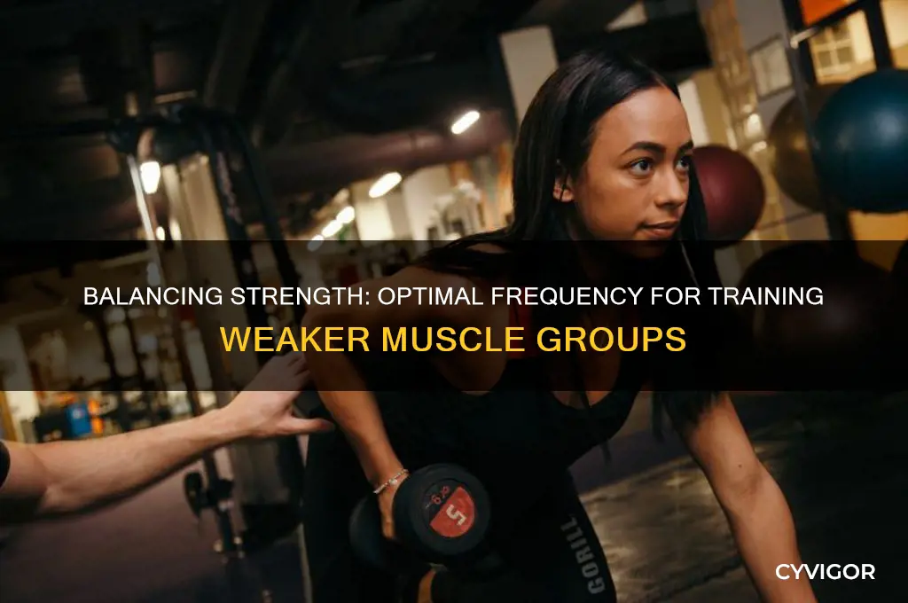 Balancing Strength: Optimal Frequency For Training Weaker Muscle Groups ...