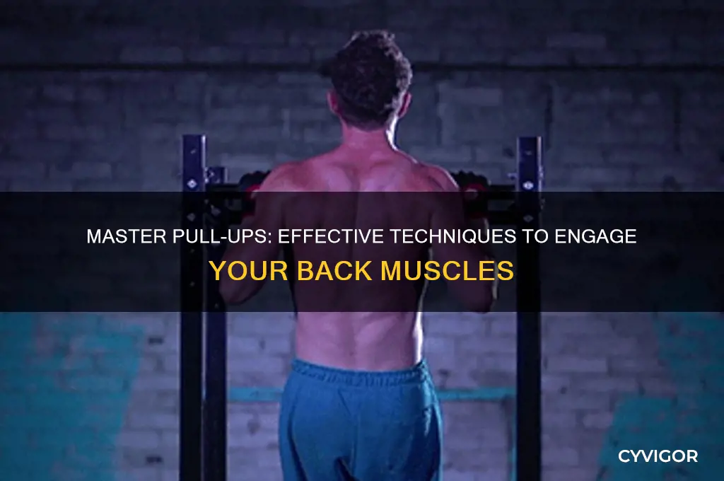 Master Pull-Ups: Effective Techniques To Engage Your Back Muscles | CyVigor