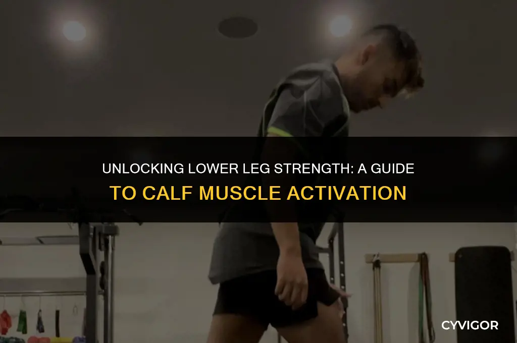 Unlocking Lower Leg Strength: A Guide To Calf Muscle Activation | CyVigor