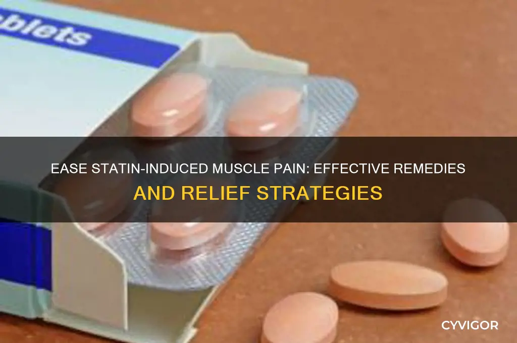 Ease Statin-Induced Muscle Pain: Effective Remedies And Relief ...