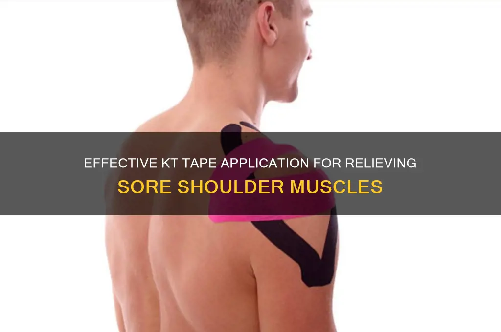 Effective Kt Tape Application For Relieving Sore Shoulder Muscles | CyVigor