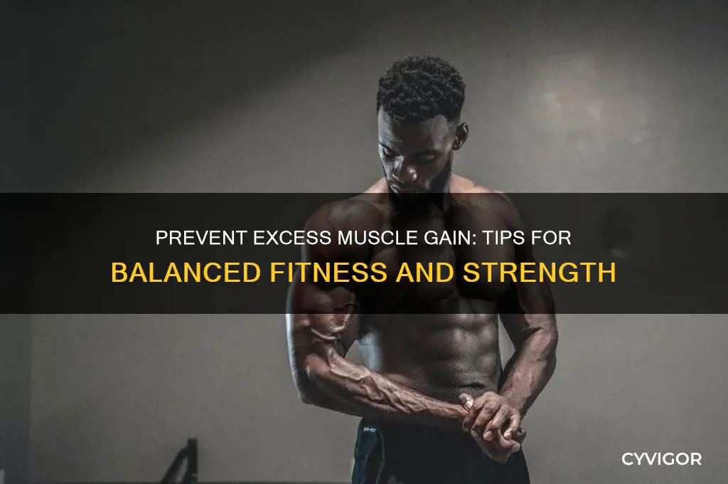 Prevent Excess Muscle Gain: Tips For Balanced Fitness And Strength ...