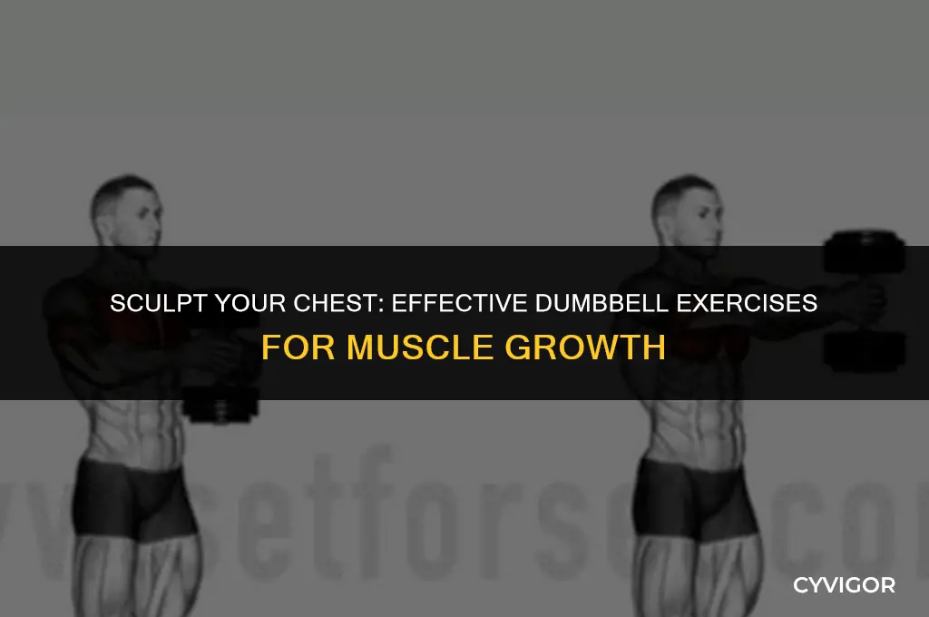 Sculpt Your Chest: Effective Dumbbell Exercises For Muscle Growth | CyVigor