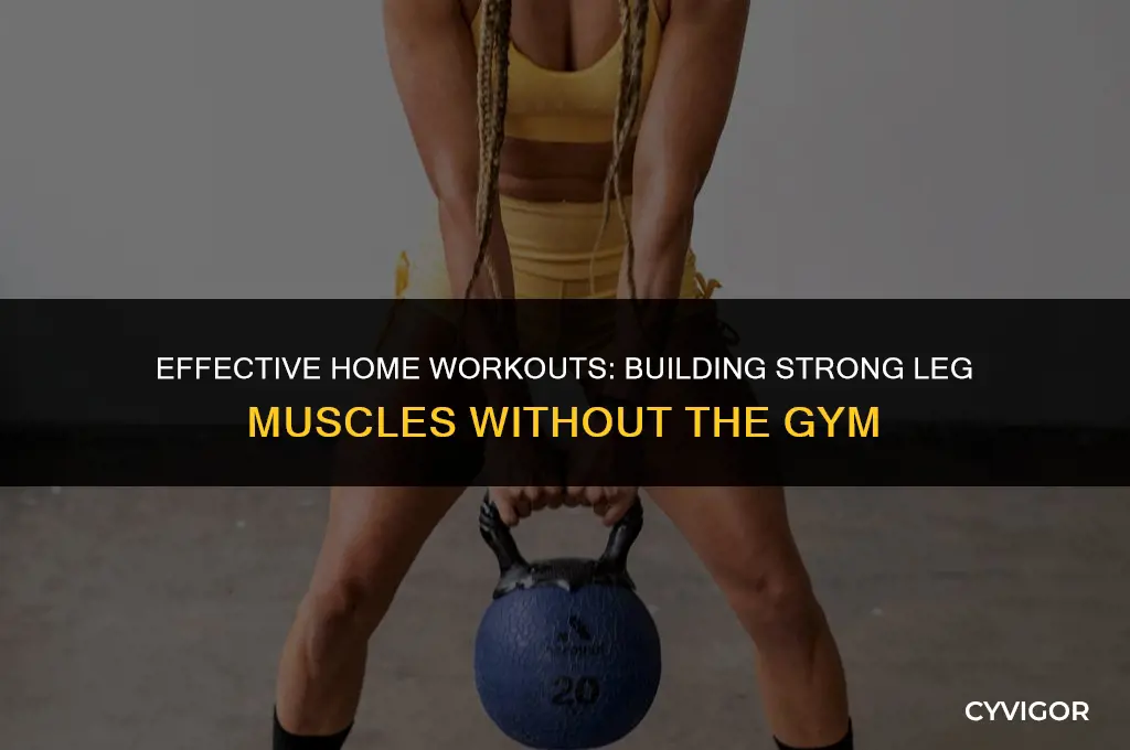 Effective Home Workouts: Building Strong Leg Muscles Without The Gym ...
