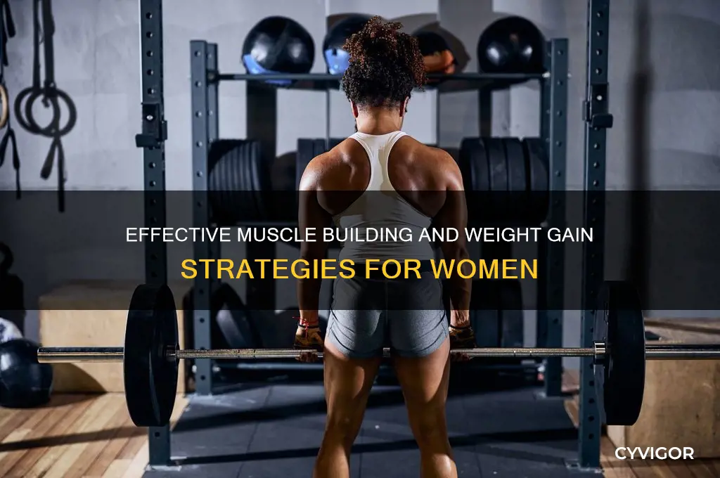 Effective Muscle Building And Weight Gain Strategies For Women | CyVigor