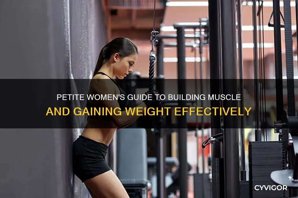 Petite Women's Guide To Building Muscle And Gaining Weight Effectively ...