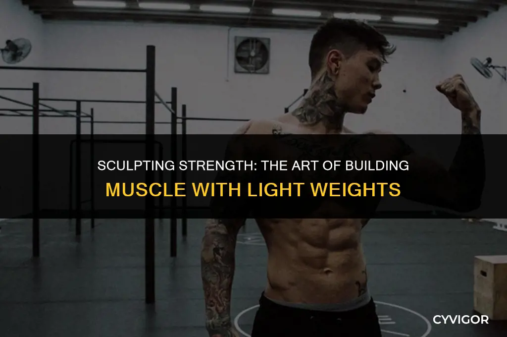 Sculpting Strength: The Art Of Building Muscle With Light Weights | CyVigor