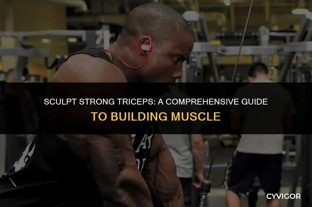 Sculpt Strong Triceps: A Comprehensive Guide To Building Muscle | CyVigor
