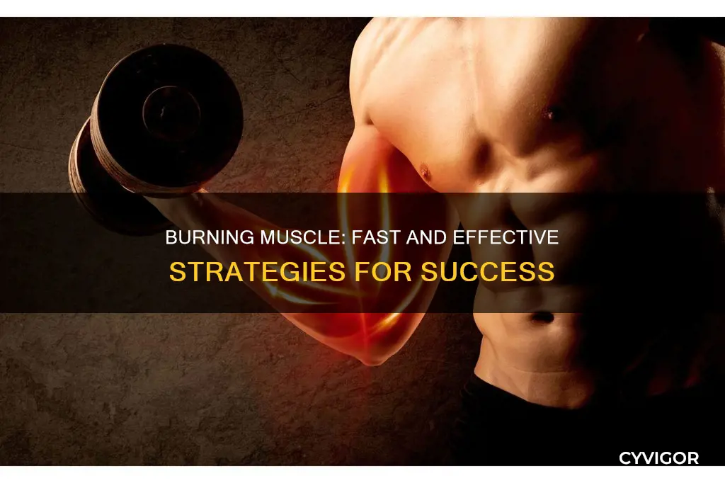 Burning Muscle: Fast And Effective Strategies For Success | CyVigor