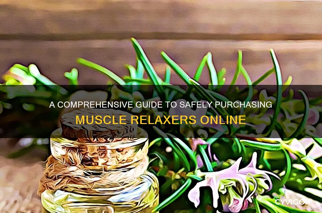 A Comprehensive Guide To Safely Purchasing Muscle Relaxers Online | CyVigor