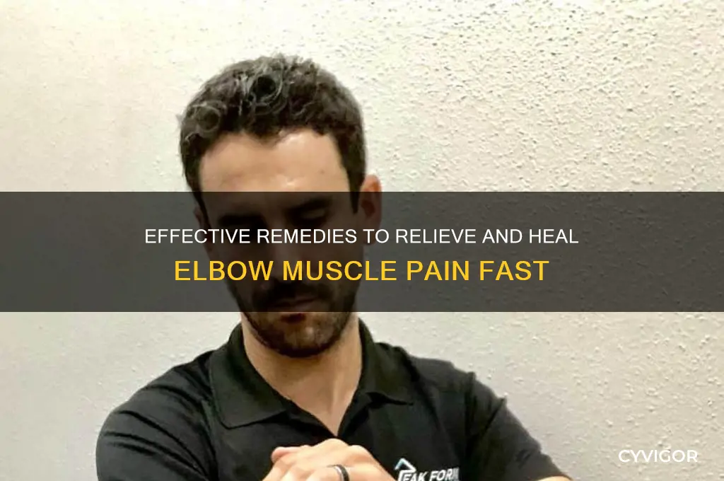 Effective Remedies To Relieve And Heal Elbow Muscle Pain Fast | CyVigor