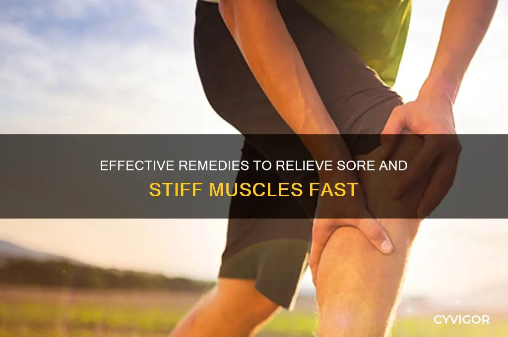 Effective Remedies To Relieve Sore And Stiff Muscles Fast | CyVigor