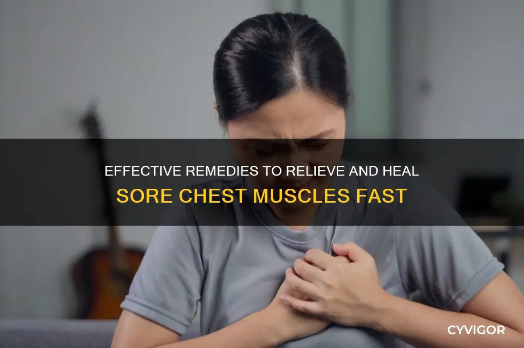 Effective Remedies To Relieve And Heal Sore Chest Muscles Fast | CyVigor
