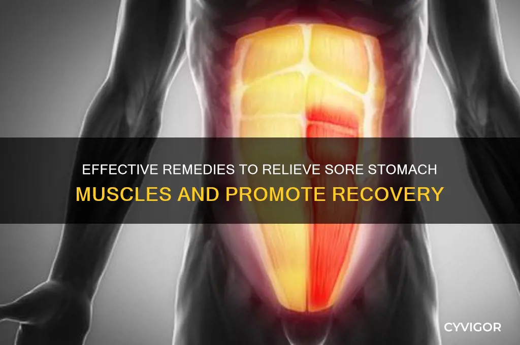 Effective Remedies To Relieve Sore Stomach Muscles And Promote Recovery ...