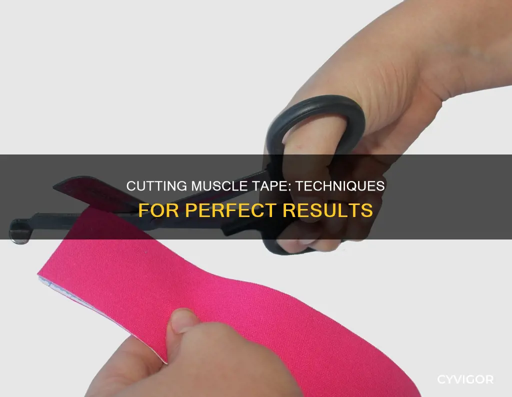 Cutting Muscle Tape: Techniques For Perfect Results | CyVigor