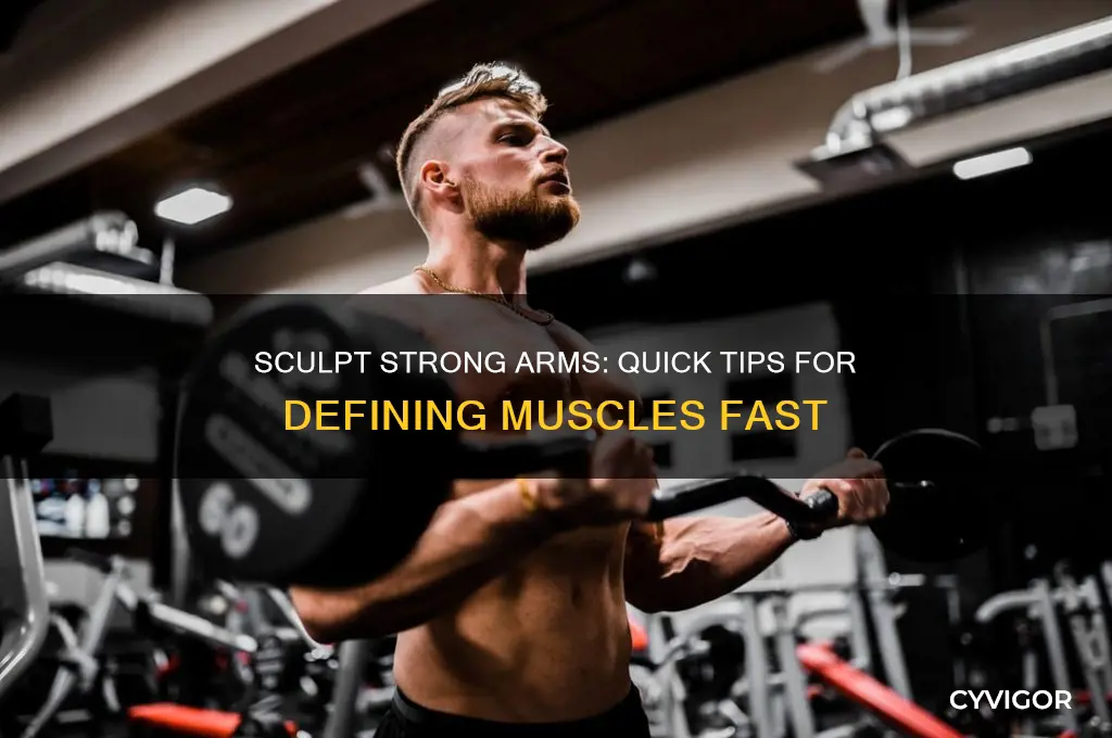 Sculpt Strong Arms: Quick Tips For Defining Muscles Fast | CyVigor