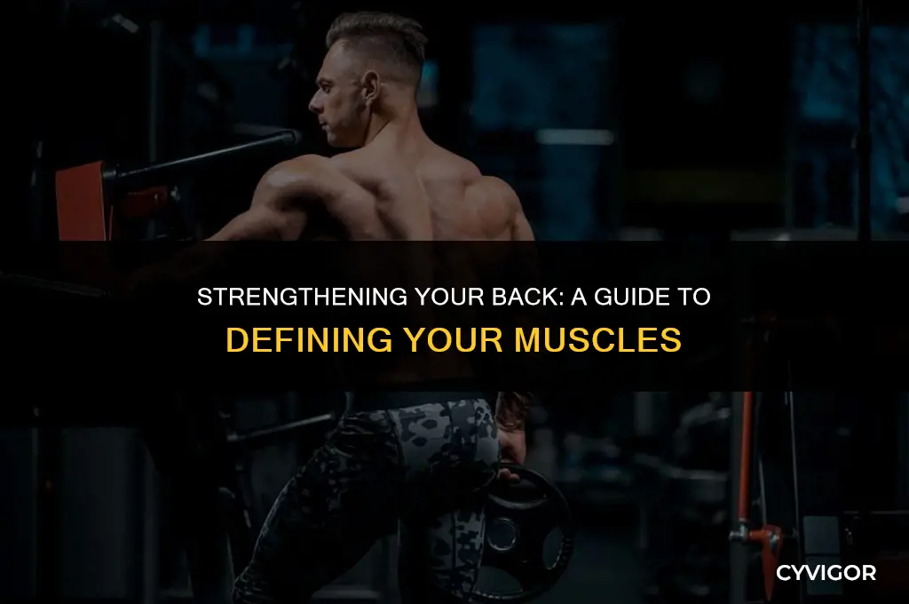 Strengthening Your Back: A Guide To Defining Your Muscles | CyVigor