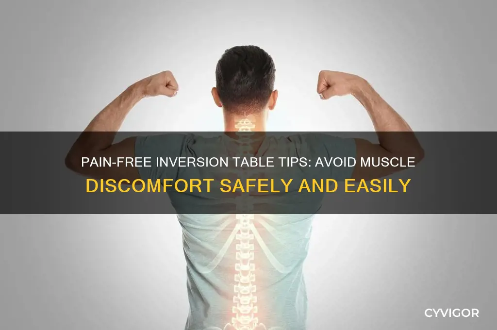 Pain-Free Inversion Table Tips: Avoid Muscle Discomfort Safely And ...