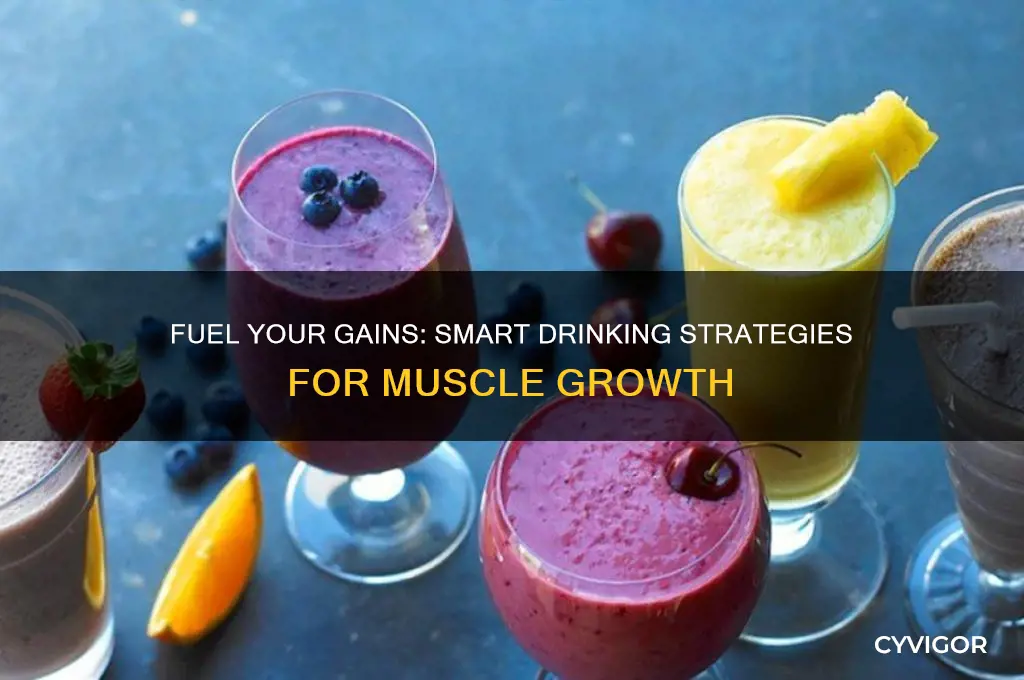 Fuel Your Gains: Smart Drinking Strategies For Muscle Growth | CyVigor