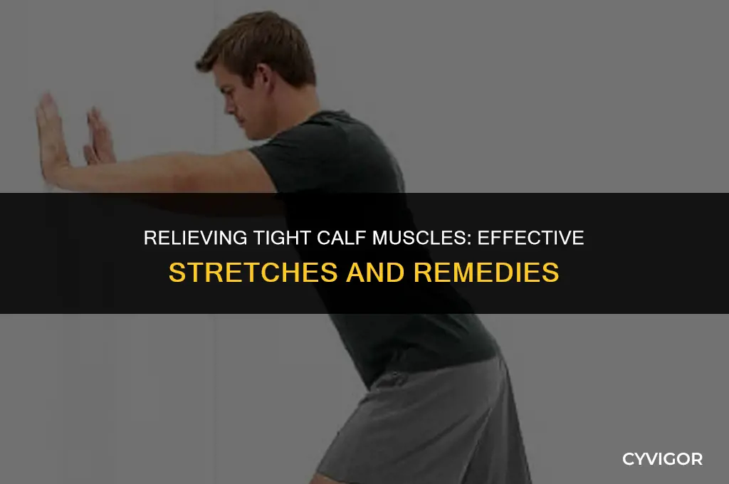 Relieving Tight Calf Muscles: Effective Stretches And Remedies | CyVigor