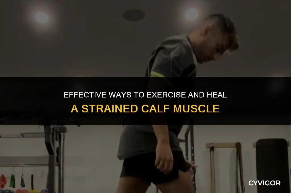 Effective Ways To Exercise And Heal A Strained Calf Muscle | CyVigor
