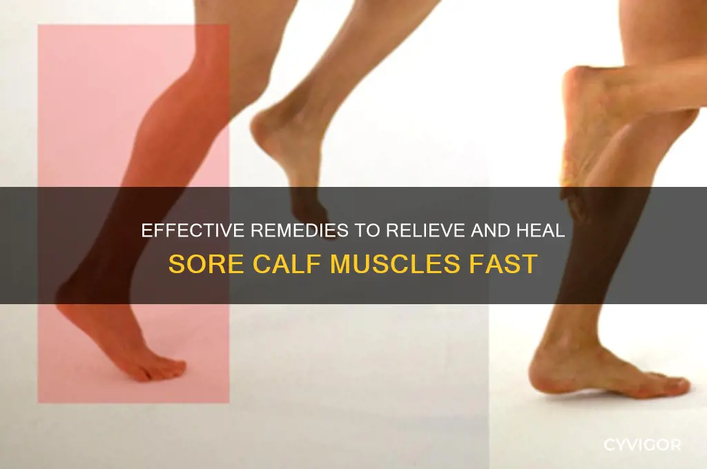 Effective Remedies To Relieve And Heal Sore Calf Muscles Fast | CyVigor