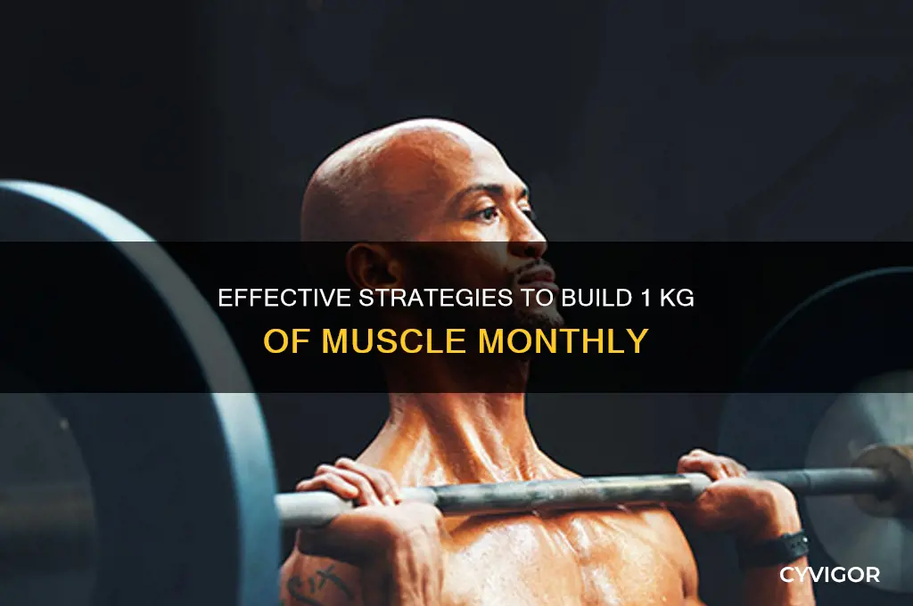 Effective Strategies To Build 1 Kg Of Muscle Monthly | CyVigor