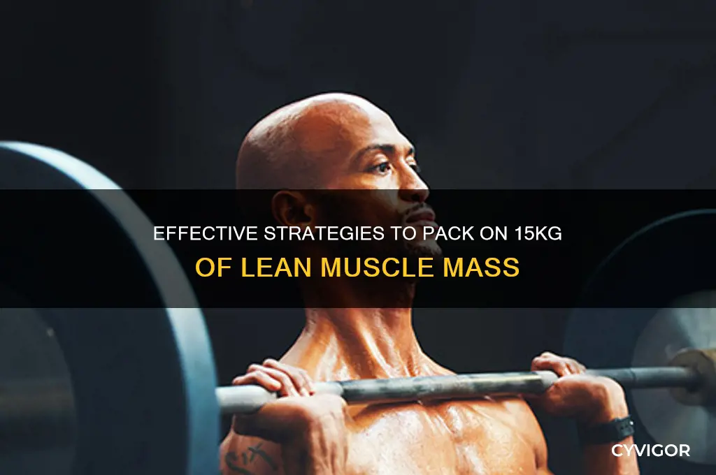 Effective Strategies To Pack On 15Kg Of Lean Muscle Mass | CyVigor