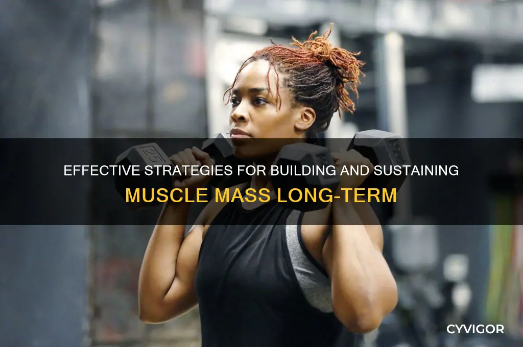 Effective Strategies For Building And Sustaining Muscle Mass Long-Term ...