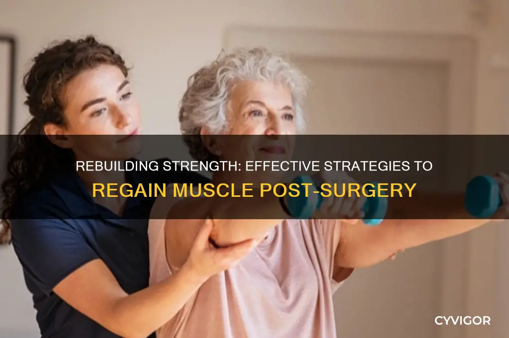 Rebuilding Strength: Effective Strategies To Regain Muscle Post-Surgery ...