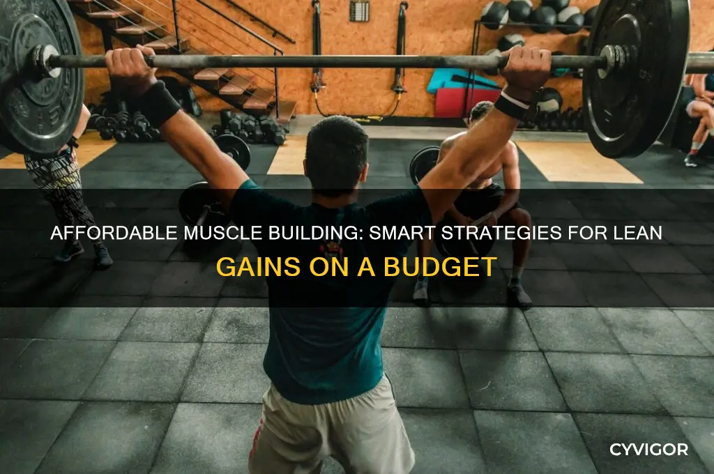 Affordable Muscle Building: Smart Strategies For Lean Gains On A Budget ...