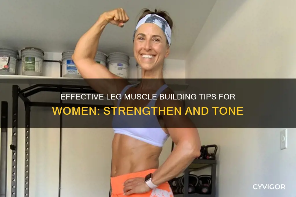 Effective Leg Muscle Building Tips For Women: Strengthen And Tone | CyVigor