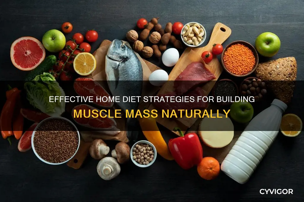 Effective Home Diet Strategies For Building Muscle Mass Naturally | CyVigor