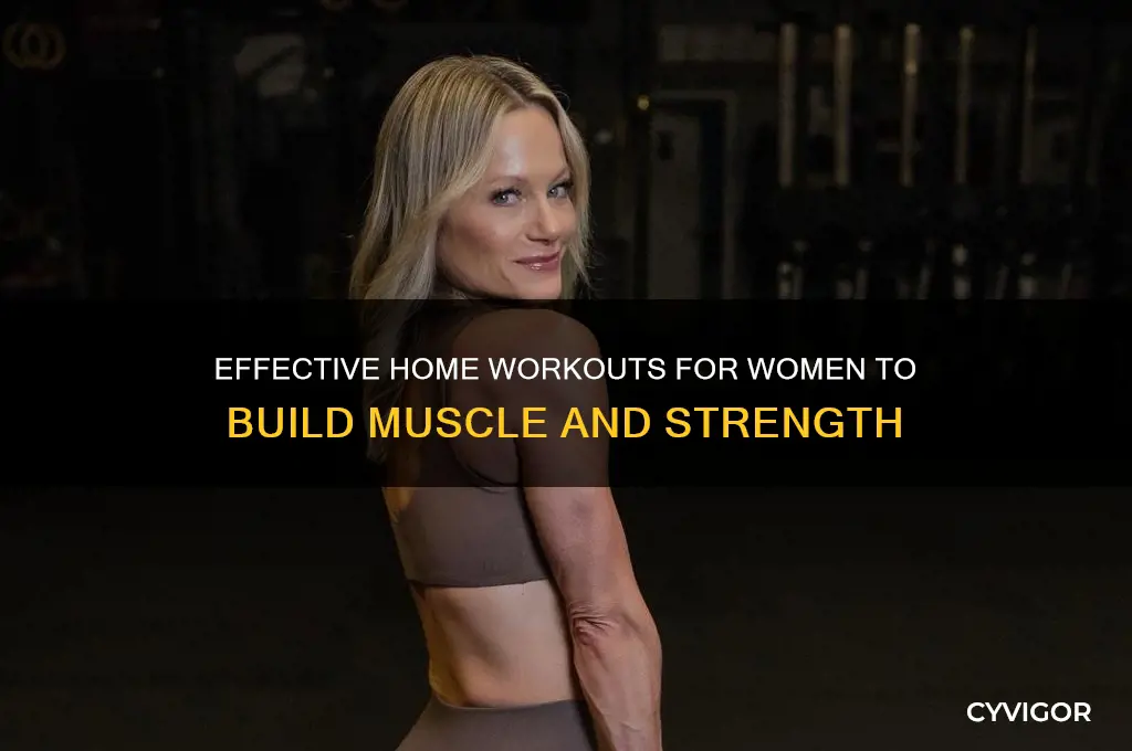 Effective Home Workouts For Women To Build Muscle And Strength | CyVigor