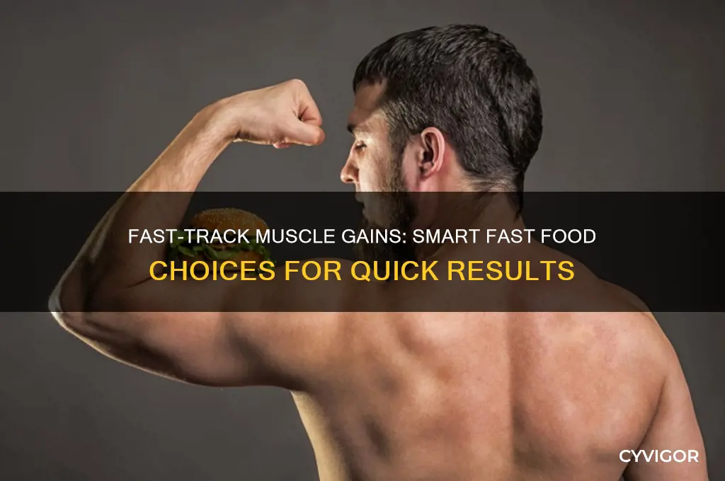 Fast-Track Muscle Gains: Smart Fast Food Choices For Quick Results ...