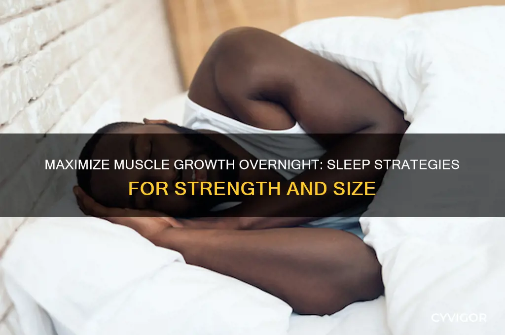 Maximize Muscle Growth Overnight: Sleep Strategies For Strength And ...