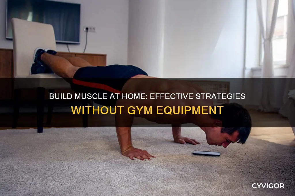 Build Muscle At Home: Effective Strategies Without Gym Equipment | CyVigor