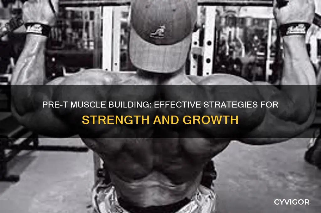 Pre-T Muscle Building: Effective Strategies For Strength And Growth ...
