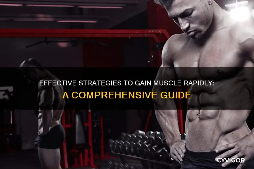 Effective Strategies To Gain Muscle Rapidly: A Comprehensive Guide ...