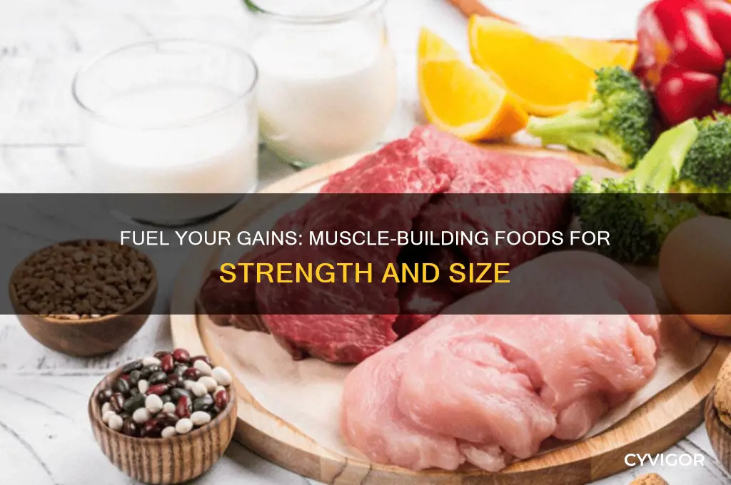 Fuel Your Gains: Muscle-Building Foods For Strength And Size | CyVigor