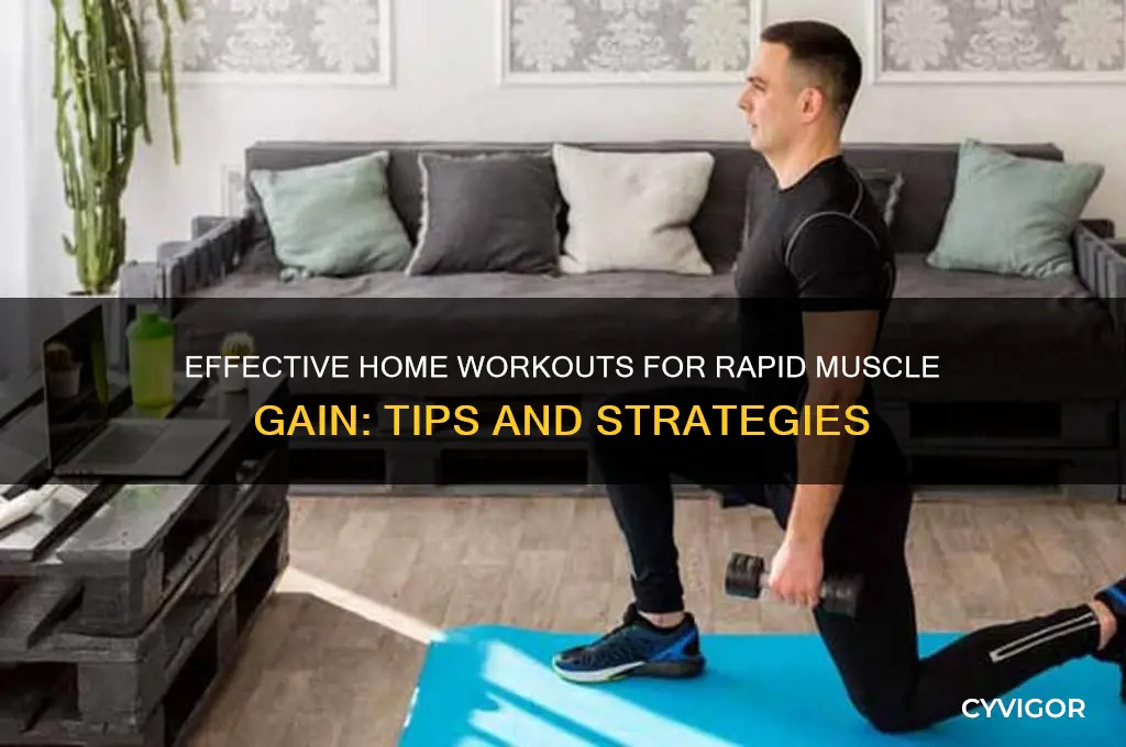 Effective Home Workouts For Rapid Muscle Gain: Tips And Strategies ...