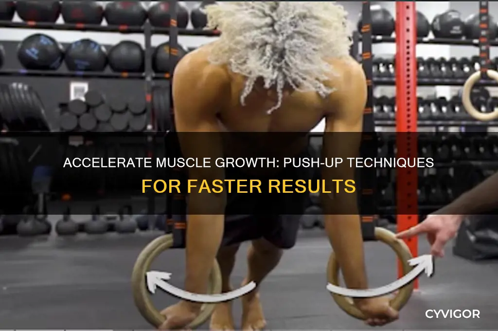 Accelerate Muscle Growth: Push-Up Techniques For Faster Results | CyVigor