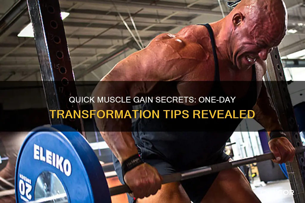 Quick Muscle Gain Secrets: One-Day Transformation Tips Revealed | CyVigor