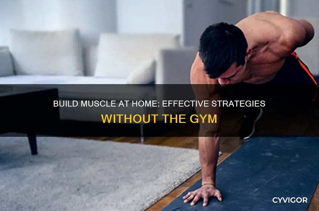 Build Muscle At Home: Effective Strategies Without The Gym | CyVigor