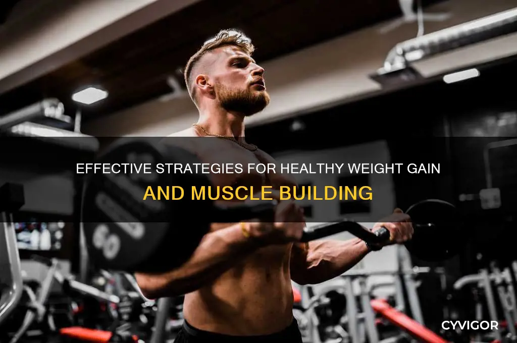 Effective Strategies For Healthy Weight Gain And Muscle Building | CyVigor