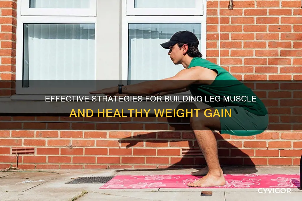 Effective Strategies For Building Leg Muscle And Healthy Weight Gain ...