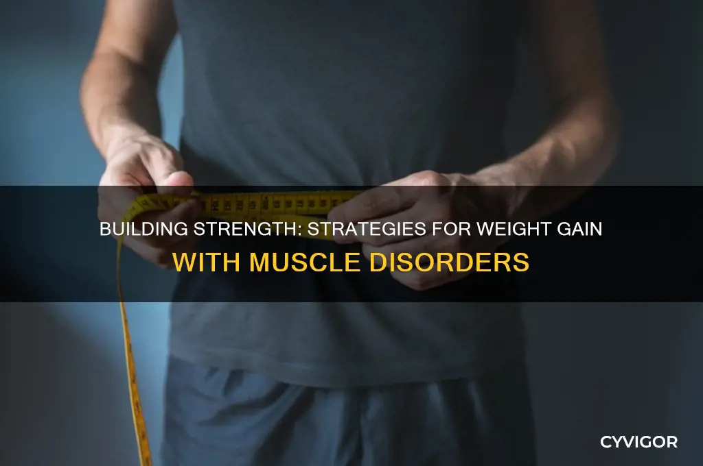 Building Strength: Strategies For Weight Gain With Muscle Disorders ...